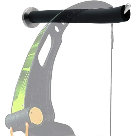 Vertical Bow Display Wall Hanger Wall Mount Storage Rack W/Pad to ...