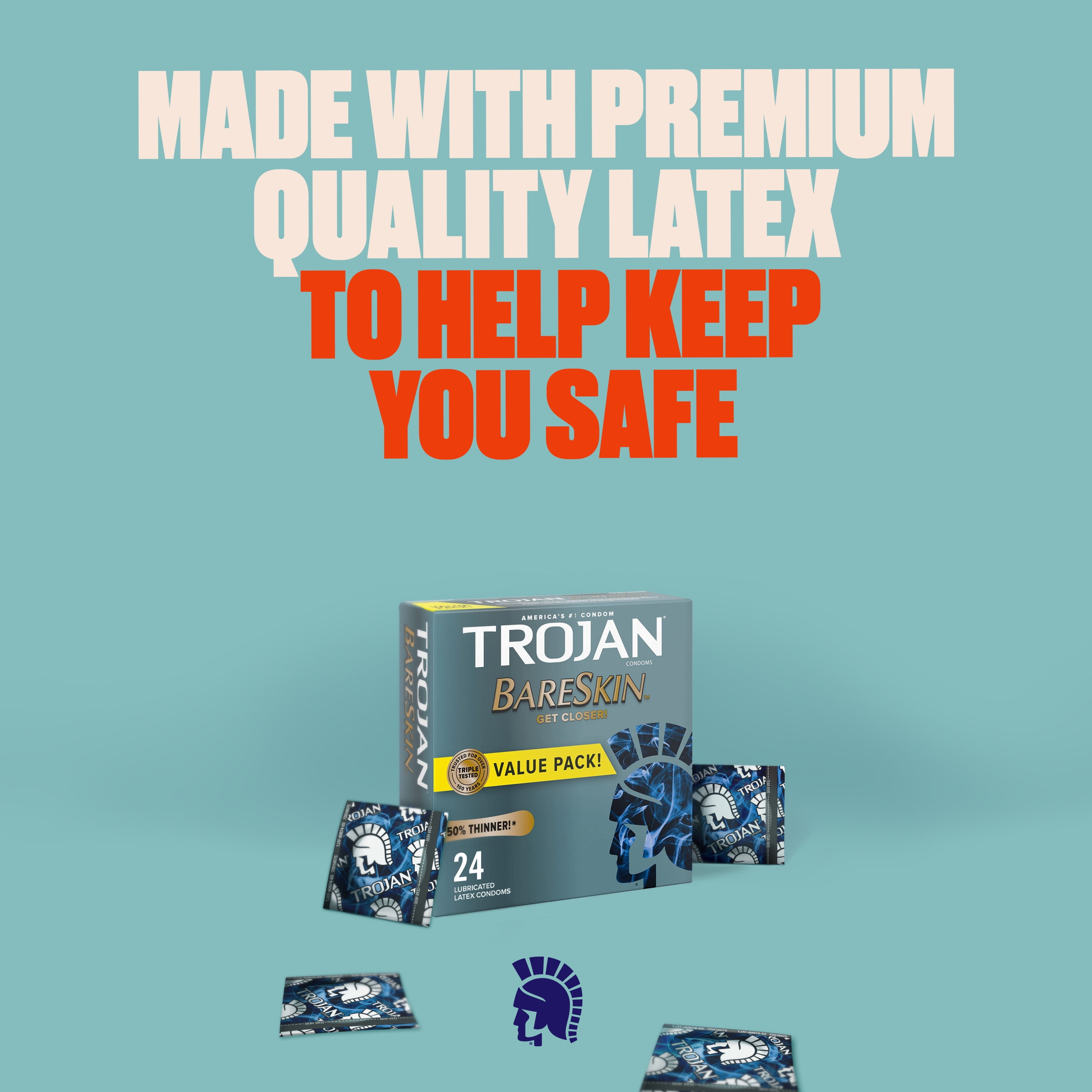 Trojan Condom Magazine Ads