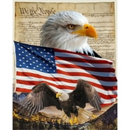 David Textiles Eagle Spirit Panel 35.5/44 100% Cotton Fabric sold by ...