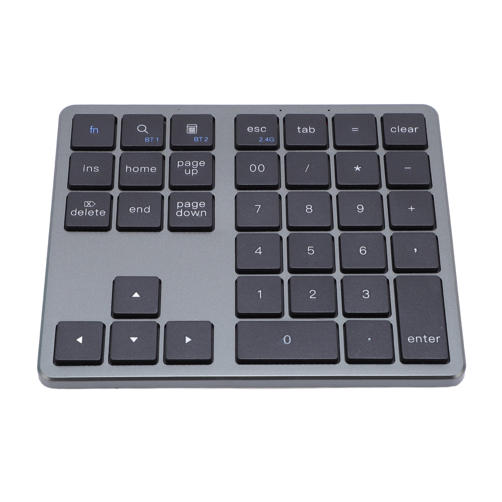 BT Number Pad, Rechargeable Cordless Numeric Keypad, 35 Keys External ...