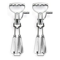 Mixer Egg Beaters Hand Crank, Dingrich 12 inch Stainless Steel Manual ...