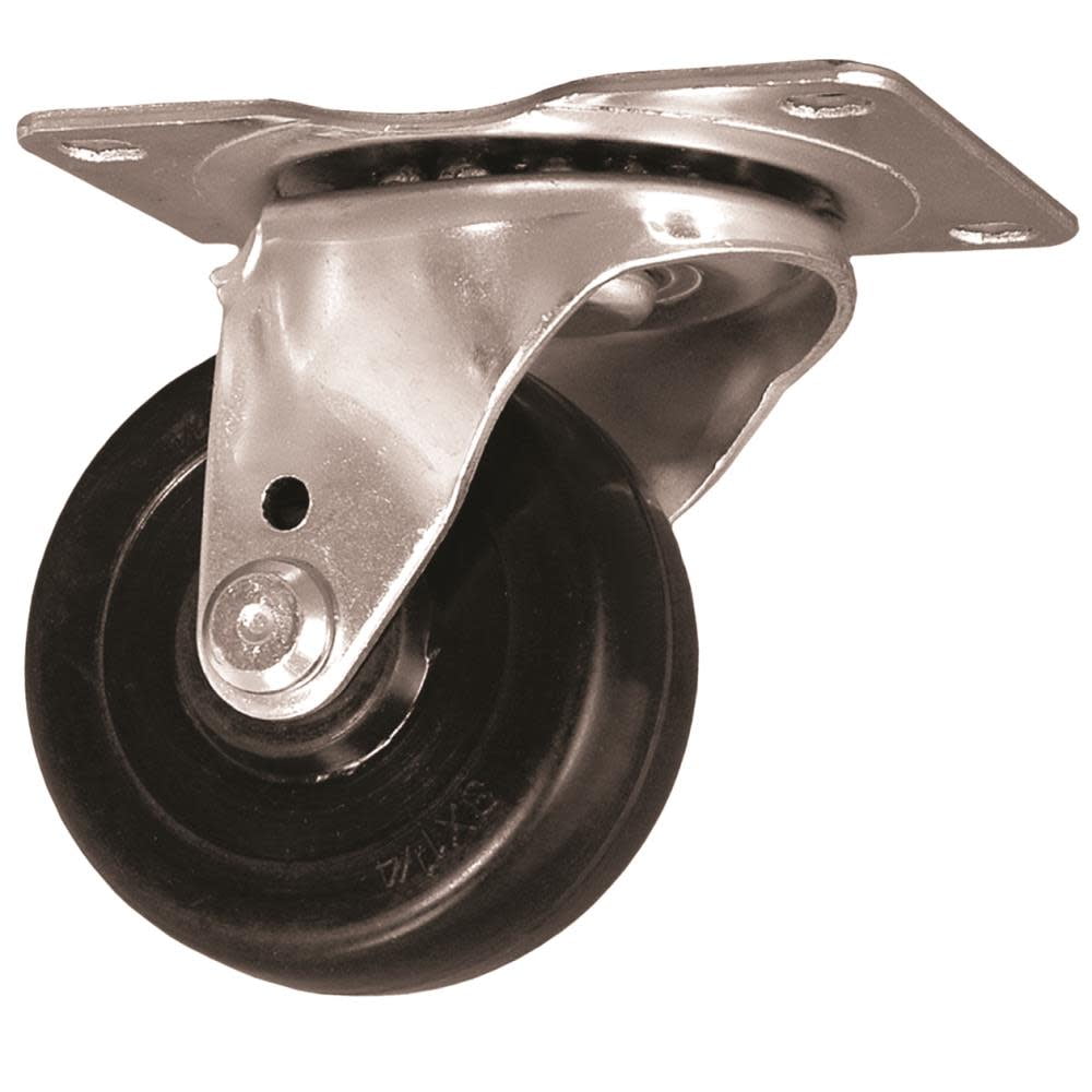 Ez Roll Casters 4 In. Swivel Hard Rubber Caster - Walmart.com