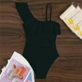 Swimsuits For Women 2024 Tummy Control Leaf Mesh Hollowed Out Single