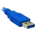 C&E USB 3.0 Extension Cable, Blue, Type A Male/Type A Female, 1 Feet, 2 ...