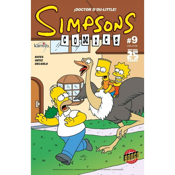 SIMPSONS COMICS 9 EDITORIAL KAMITE | Bodega Aurrera en línea