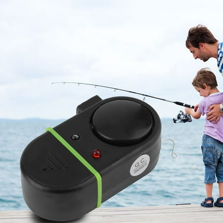 Electronic LED Light Fish Bite Sound Alarm Bell Clip On Fishing Rod New ...