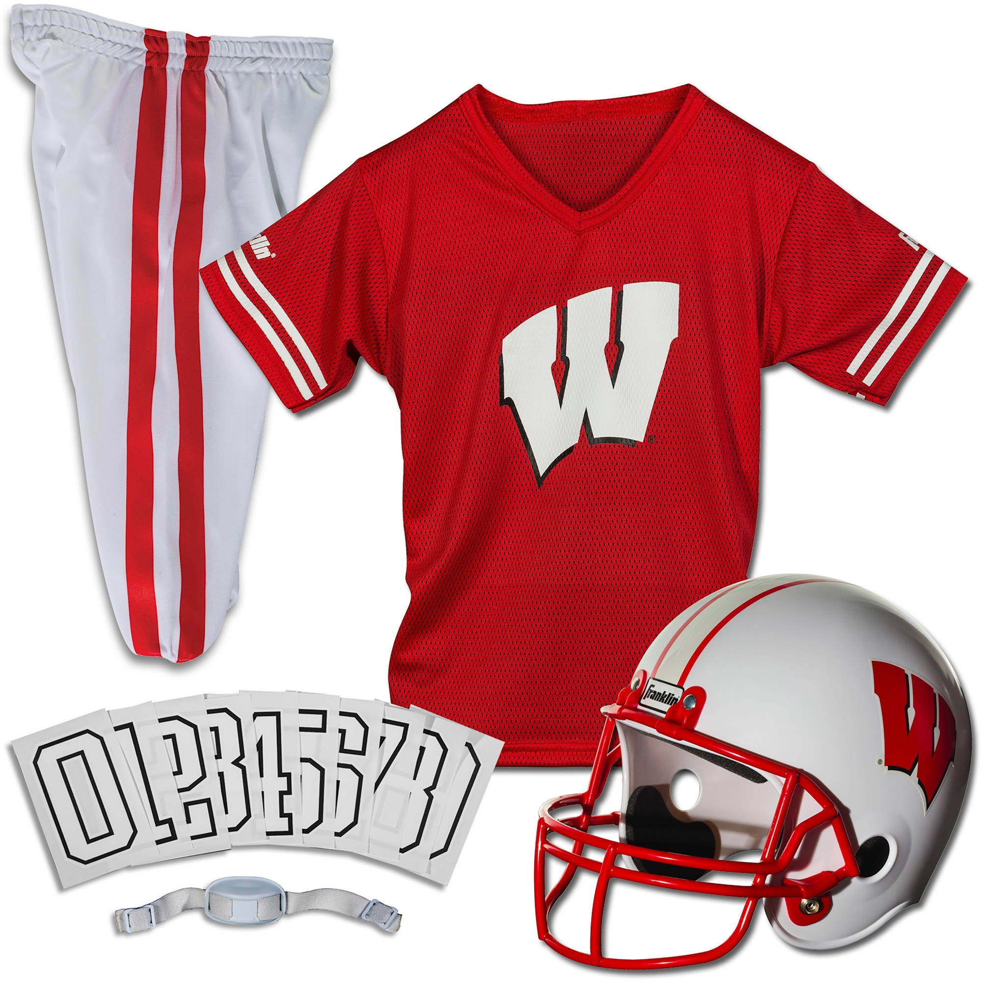 Franklin Sports NCAA Wisconsin Badgers Uniform Set, Small - Walmart.com