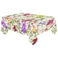 MYPOP Retro Meadow Flowers Tablecloth 60x104 Inches, Yellow Red ...