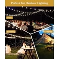 10Ft String Light Poles for Hard Surfaces, Outdoor Light Stand for ...