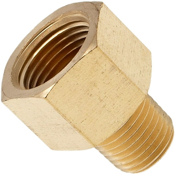 Vixen Horns 1/4" NPT Male to 3/8" NPT Female Brass Thread Expander ...