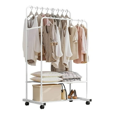 Household Essentials 52'' Dual Arm Adjustable Folding Garment Rack ...