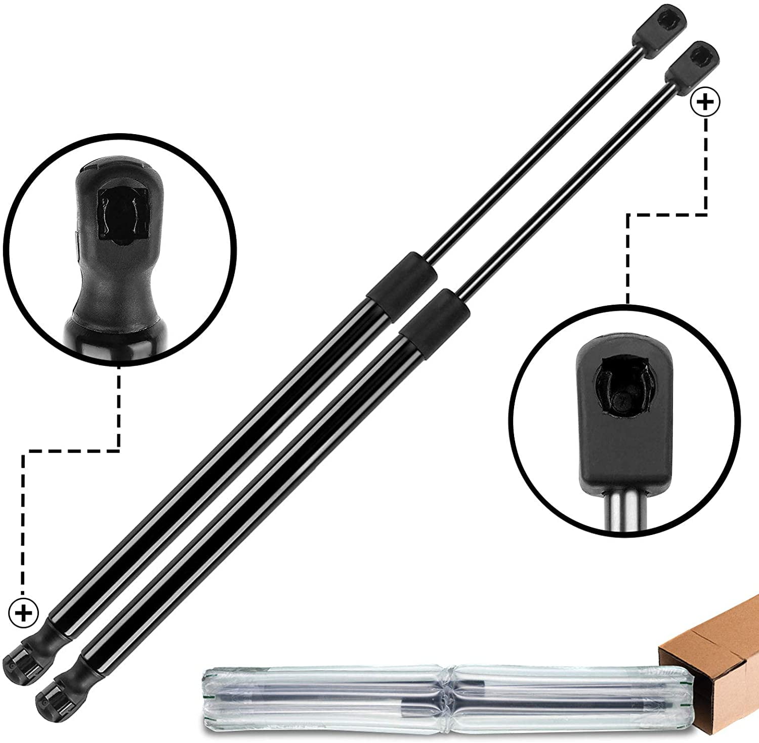 A-Premium Front Hood Lift Supports Struts Compatible with Toyota Camry ...