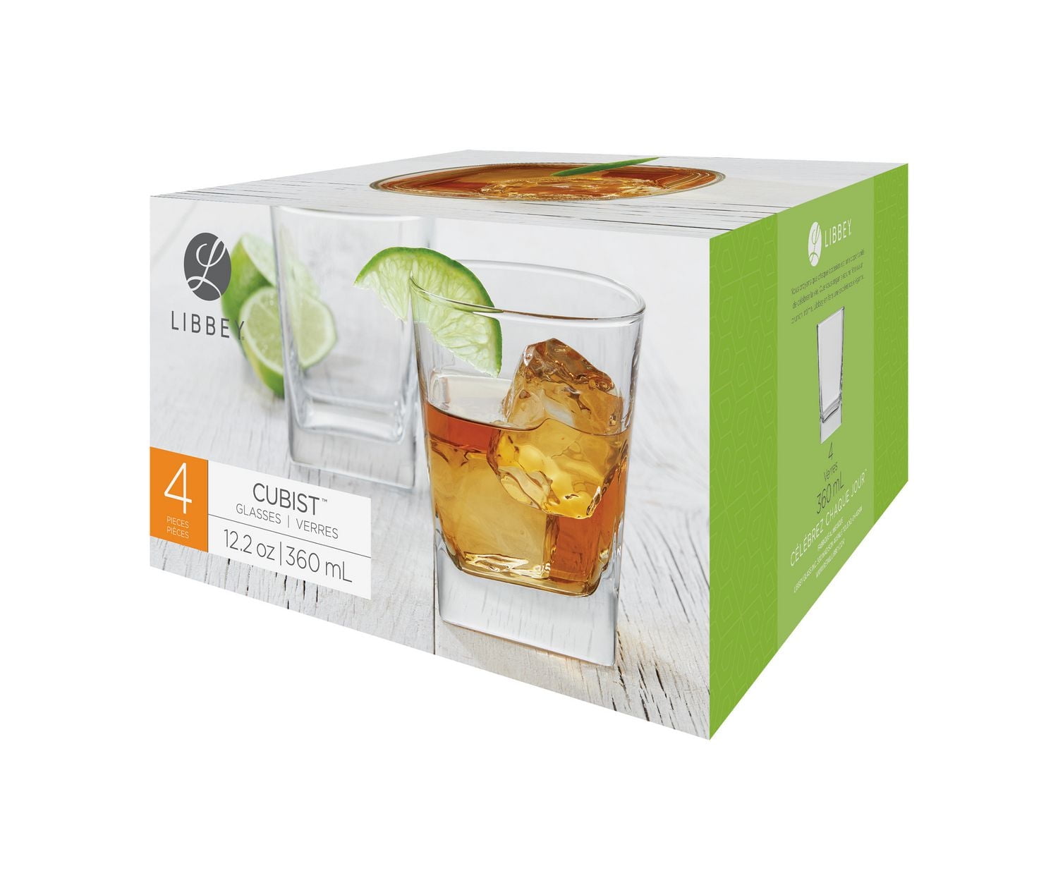 Libbey Cubist Double-old-fashioned Glass - Walmart.ca