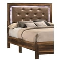 Espresso Finish Queen Bedroom Set 5Pcs Modern Cosmos Furniture ...