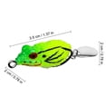 Soft Frog Lure with Spinner Blade for Snakehead and Predatory Fish ...