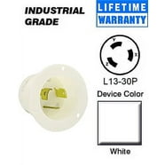 Leviton 2510 Locking Single Receptacle, 20A, 3PH Y 120/208V, 4P5W ...