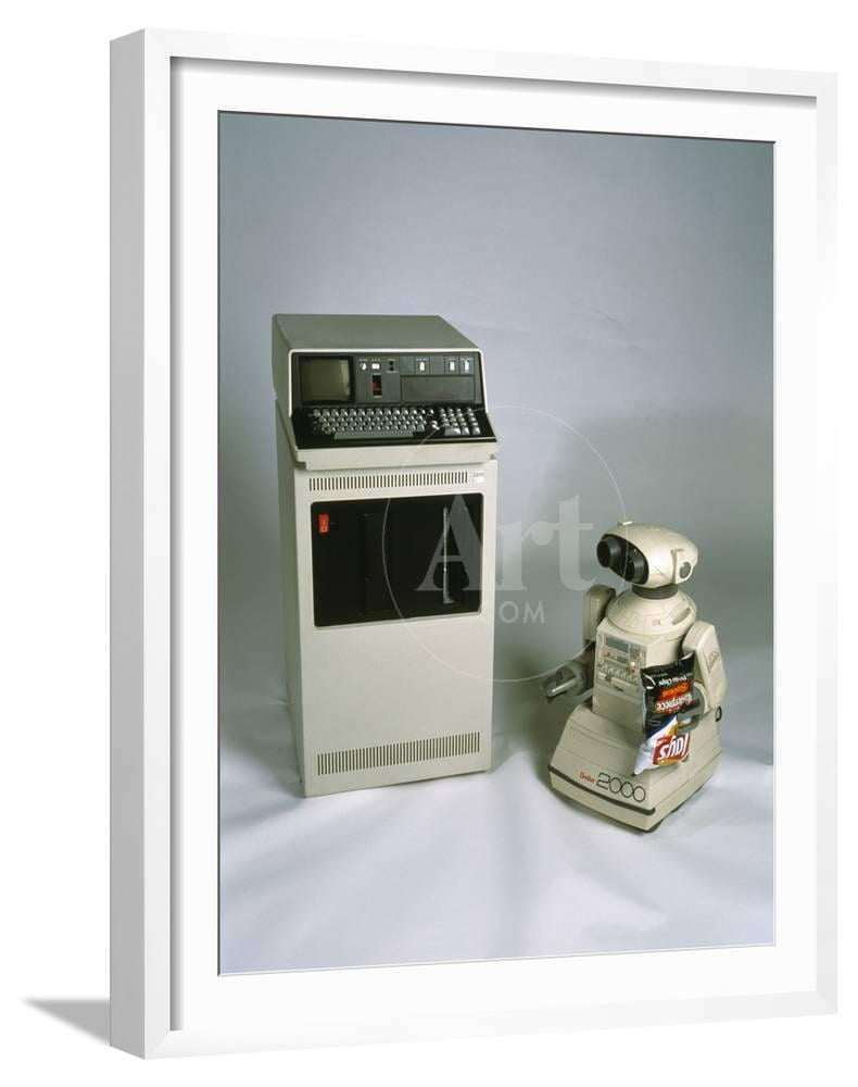 Ibm 5110 And Omnibot 2000 Robot Photograph By Volker Steger