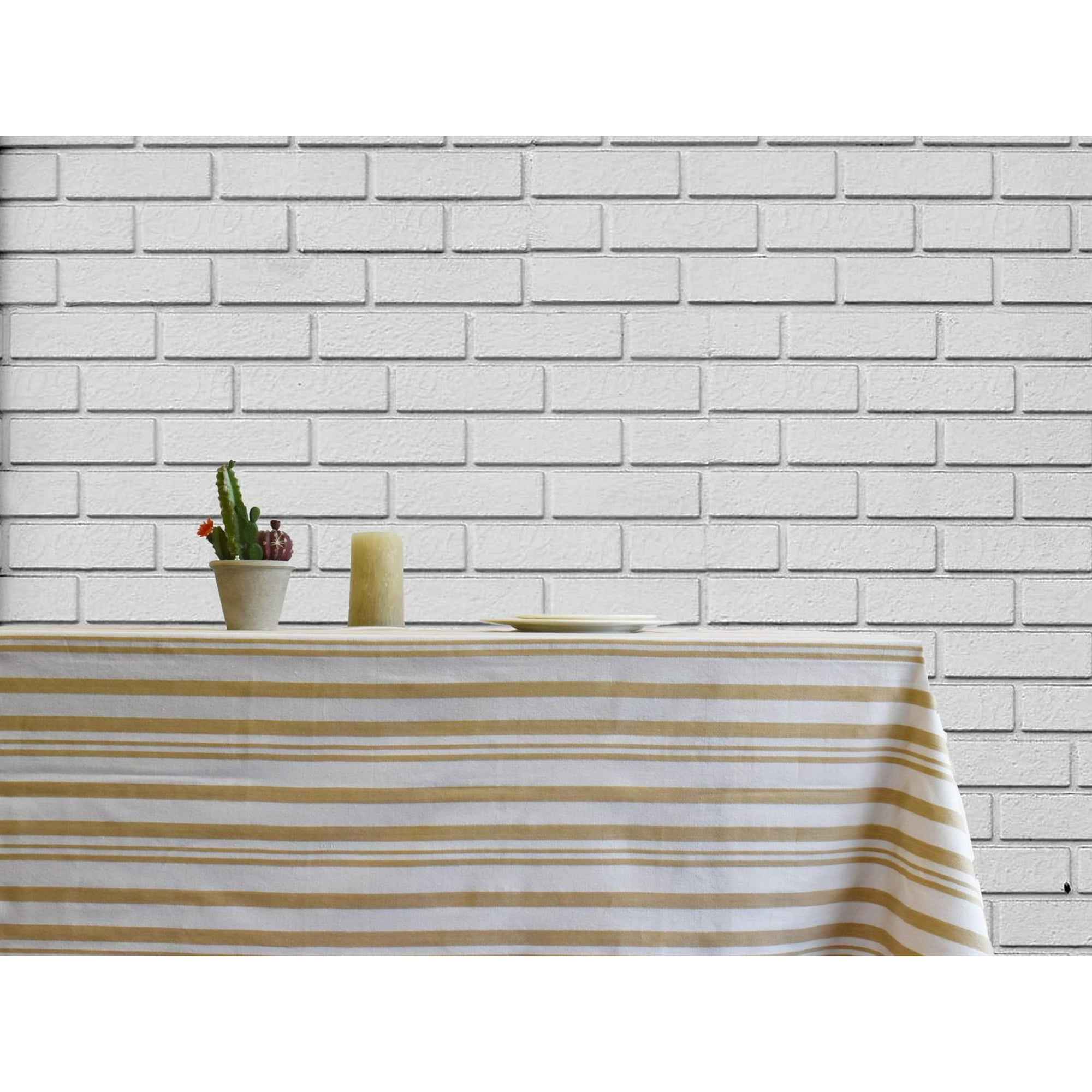 Click here for Fabstyles Broadway 100 Cotton Stripe Table Cloth 5... prices