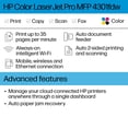 HP Color LaserJet Pro MFP 4301fdw Laser Printer, Color Mobile Print ...
