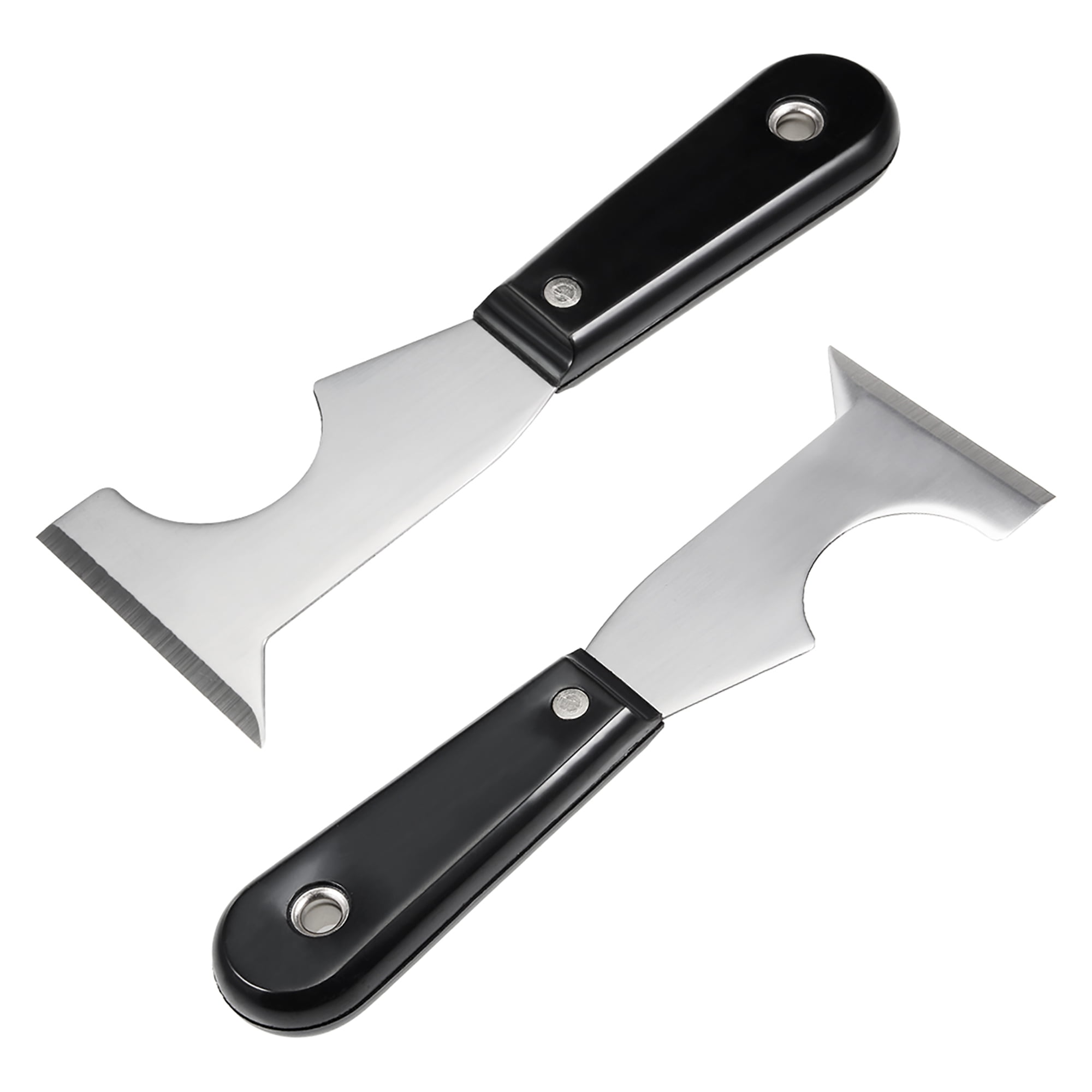 Uxcell Putty Paint Scraper 65mm Stainless Steel Blade Wooden Handle for ...