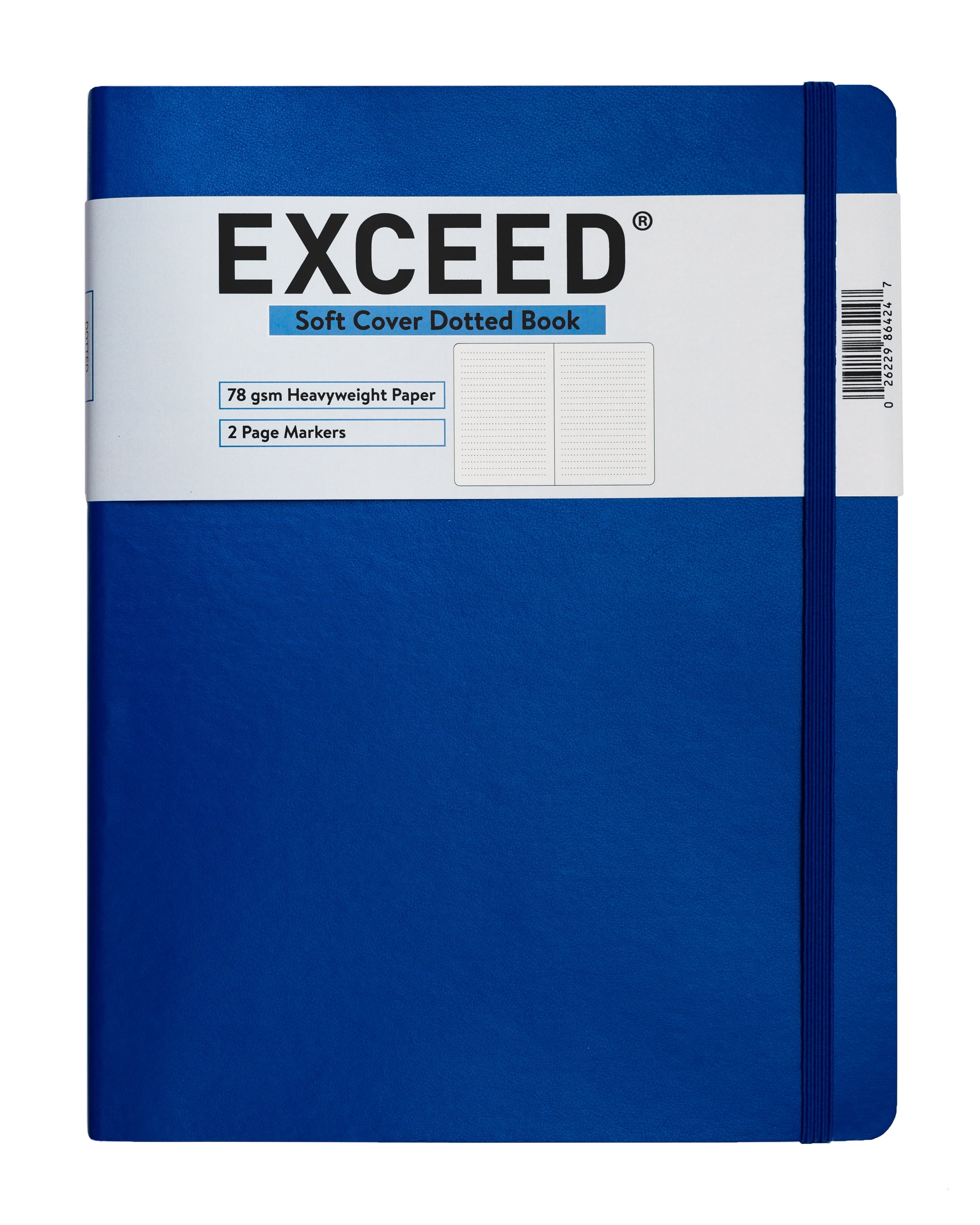 Exceed Large Dot Journal, Blue, 96 Sheets, 78 GSM - Walmart.com