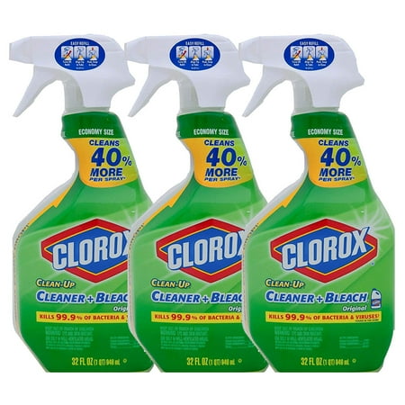 Clorox Clean-Up Cleaner Spray with Bleach, 32 fl. oz. (946 ml) (Pack of ...