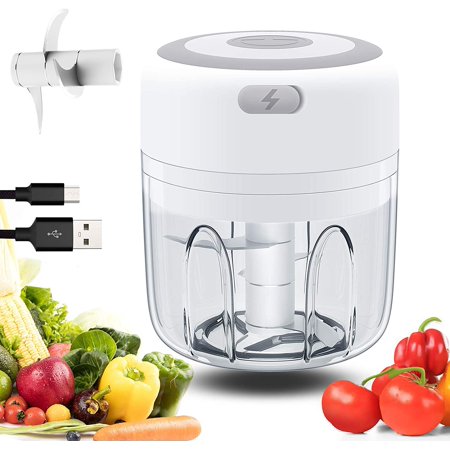 Electric Mini Garlic Chopper Mini Food Chopper Electric Mini Onion ...
