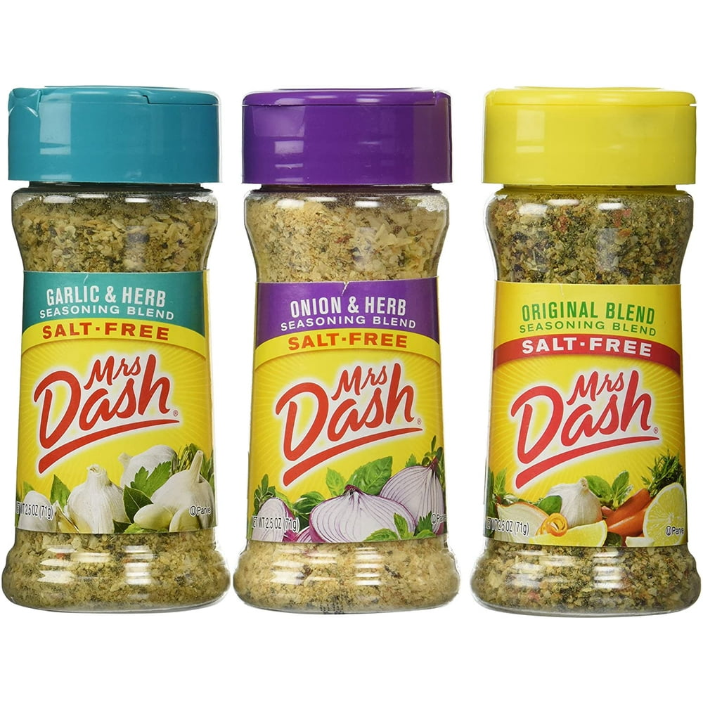 Mrs. Dash Combo All Natural Seasoning Blends 2.5 oz; Original,Onion ...