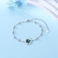Lucky Horseshoe Bracelet Four Leaf Clover Bracelet for Women 925 ...