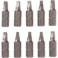 TYHREF-DW2202B10 #2 Square Recess 1-Inch Bit Tip (10-Pack), Silver ...