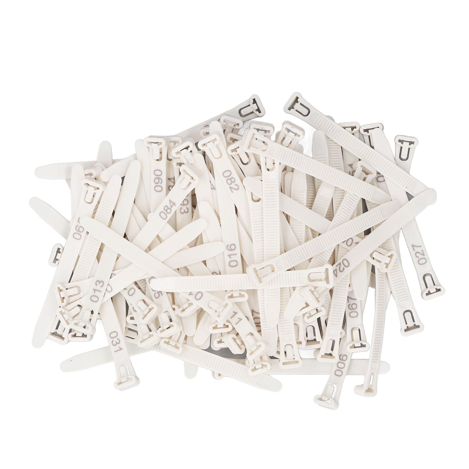 100 BANDAS PARAS DE POLLO CON NÚMEROS, BANDAS POLLO REUTILIBLES PAROS ...