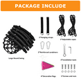 DVH 40'' Spider Web Tree Swing Round Net Rope Swing Set for Kids ...
