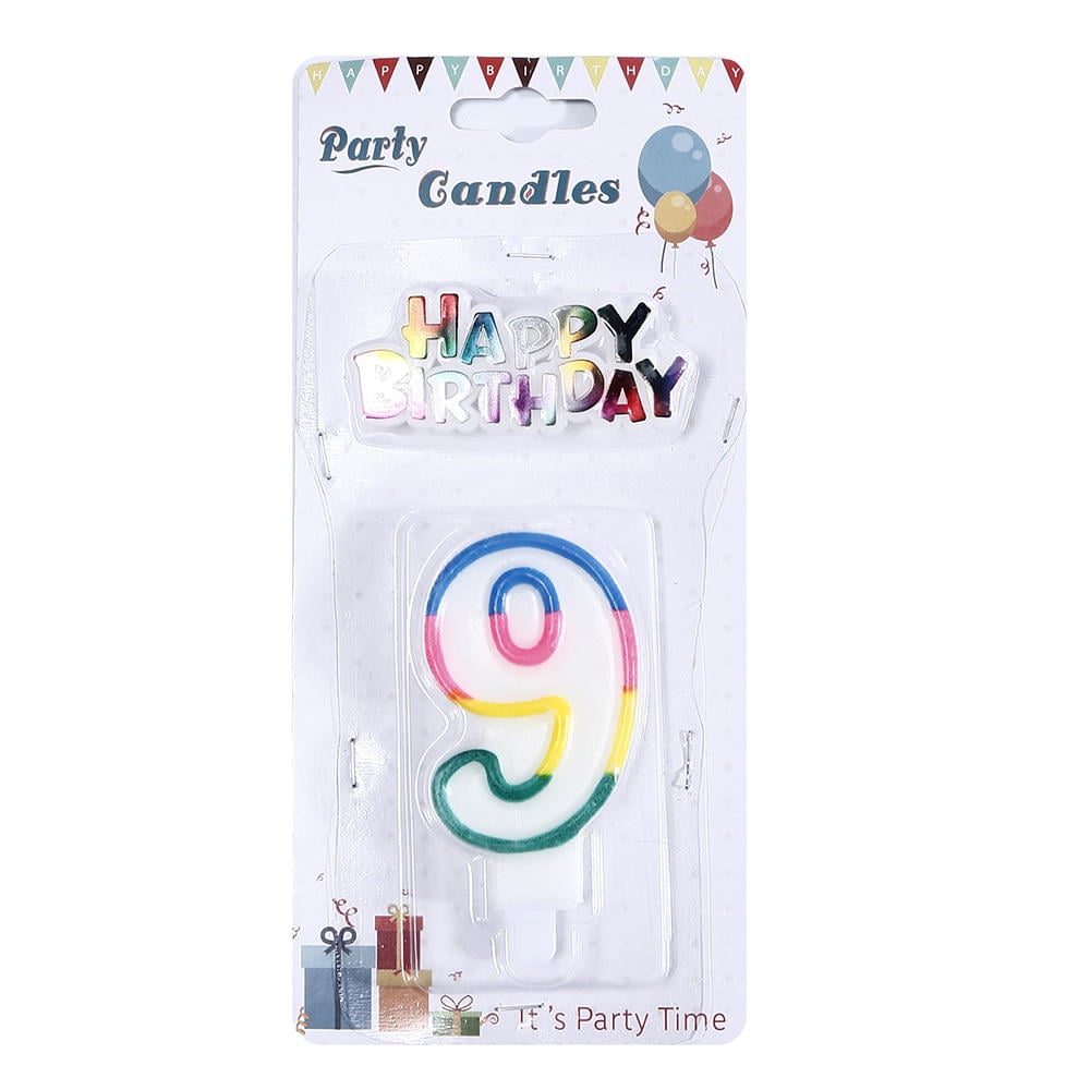 LIVINGbasics Party Number 9 Candle for Birthday Decor | Walmart Canada