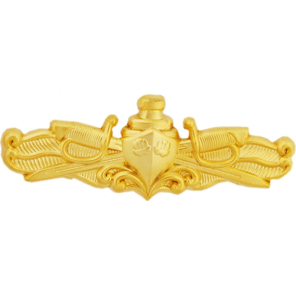 U.S. Navy Surface Warfare Pin Gold Plated 1 3/8" - Walmart.com