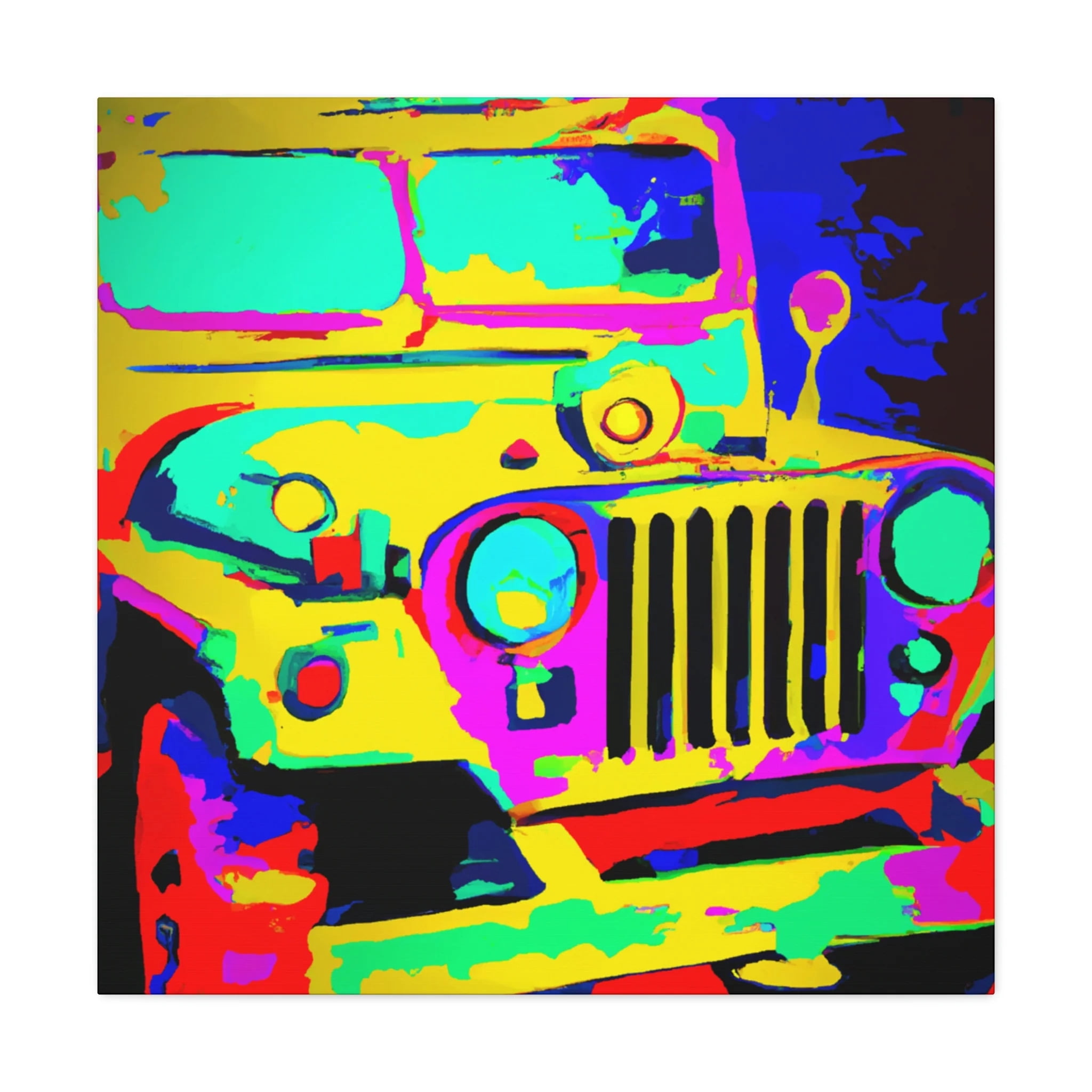 Jeep Pop Masterpiece - Canvas - Walmart.com
