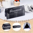 Acrylic Reserved Table Signs Tent Signs for Restaurant Bar Black ...