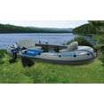 Intex Excursion 4 Inflatable Rafting/Fishing Boat Set With 2 Oars ...