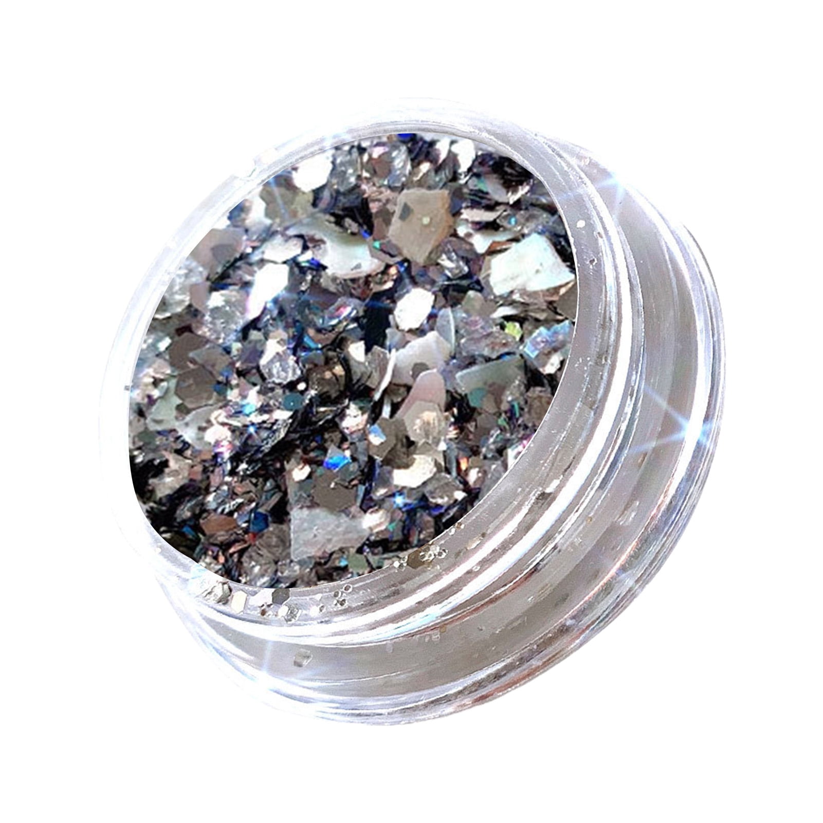 Hesroicy 1 Box Nail Art Decor Broken-off Irregular Shape Shiny Non ...