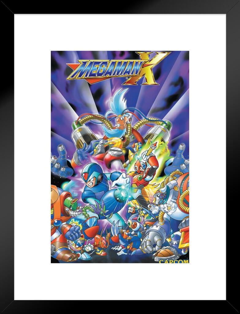 Mega Man X Cover Box Art Video Game Video Gamer Classic Retro Vintage ...