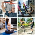BESTSKY 2026 New Resistance Bands Set 5 Packs Elastic Exercise Bands ...
