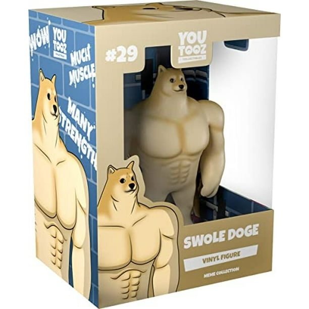 Figura de Vinil Swole Doge You Tooz de 5' Colección de Memes | Bodega Aurrera en línea
