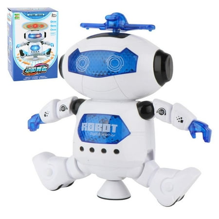 Children's Toy Genuine Dance Robot 360 Degree Electric Luminous robot ...