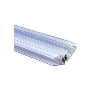 Gordon Glass® Universal 45 Degree Shower Door Magnetic Seal with Chrome ...