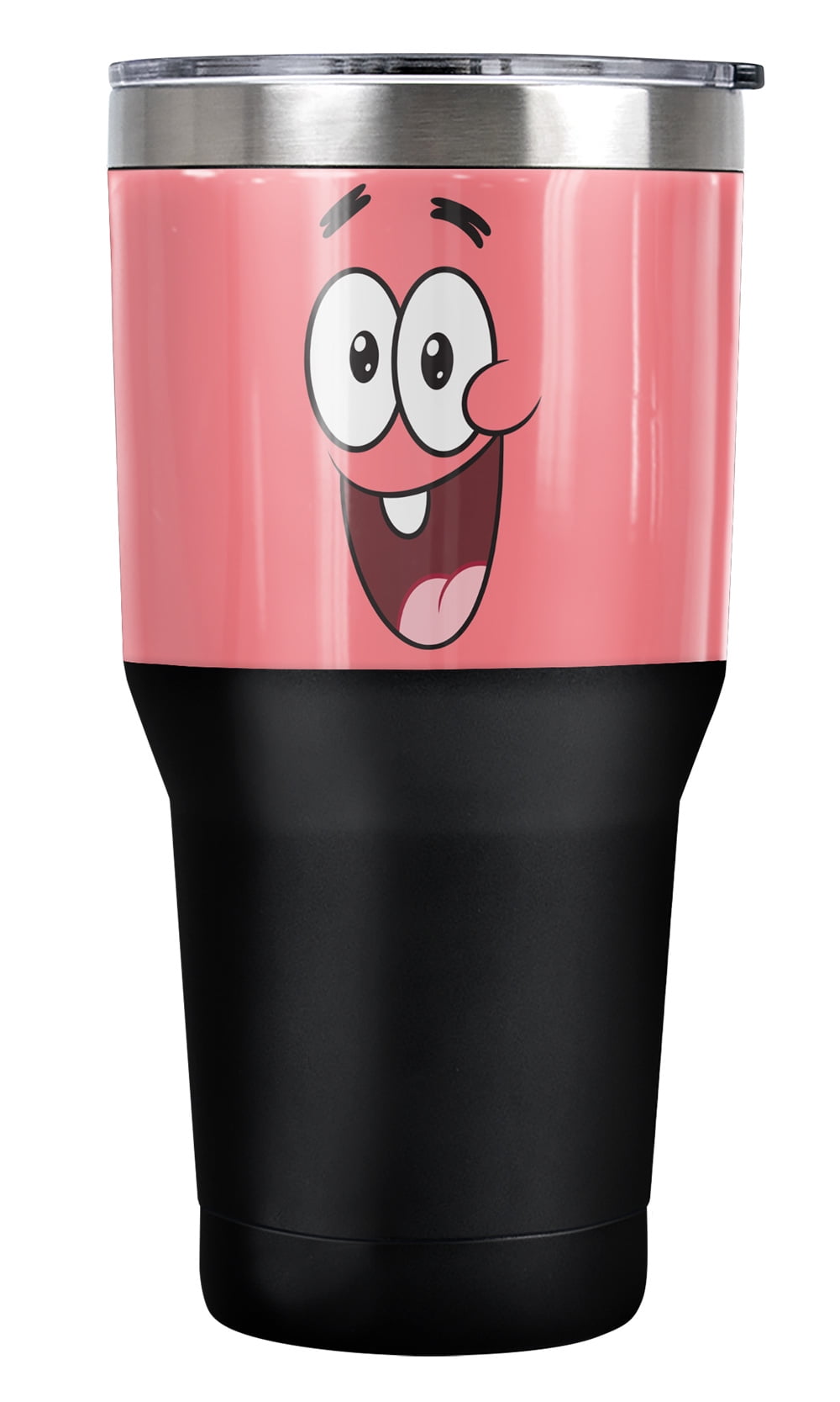 Spongebob Official Patrick Joyful Face 30 oz Travel Tumbler, Stainless ...