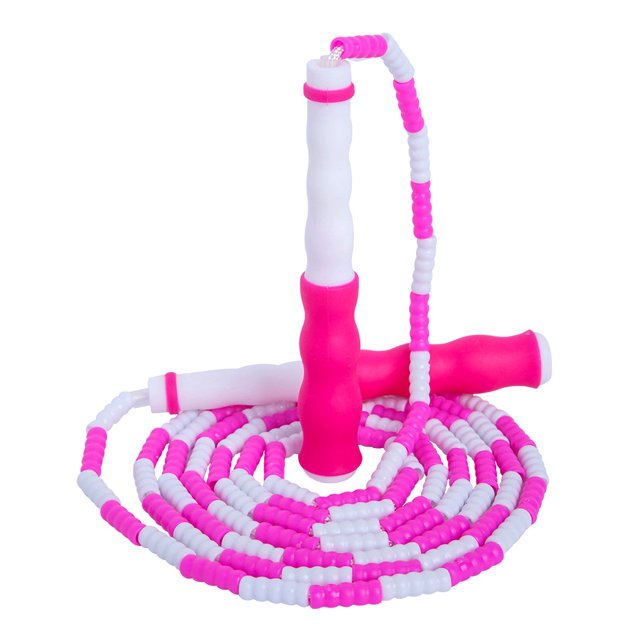 Jump rope, adult and children soft beaded braided Rope length ...