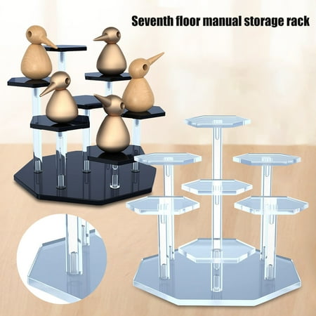 Acrylic Display Stand for Figures 7-Tier Display Rack for Figures Toys ...