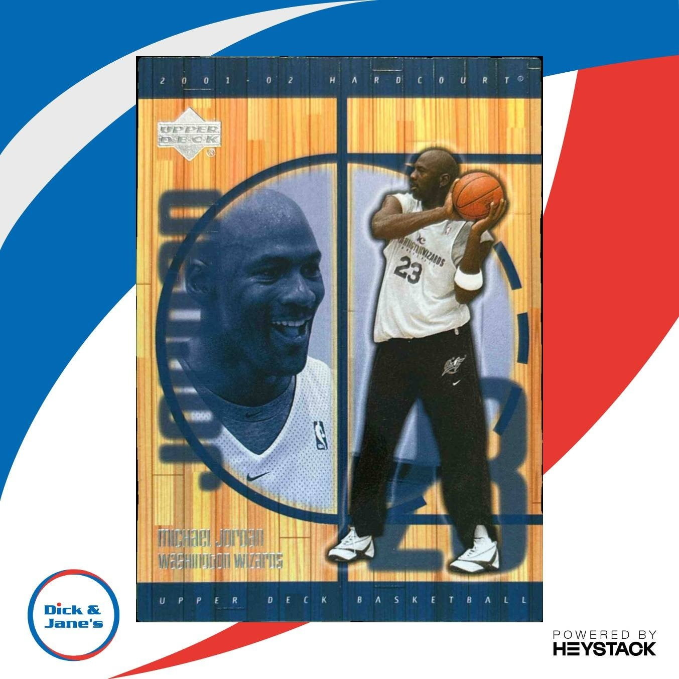 2001-02 Upper Deck Hardcourt Michael Jordan #121 Wizards - Walmart.com