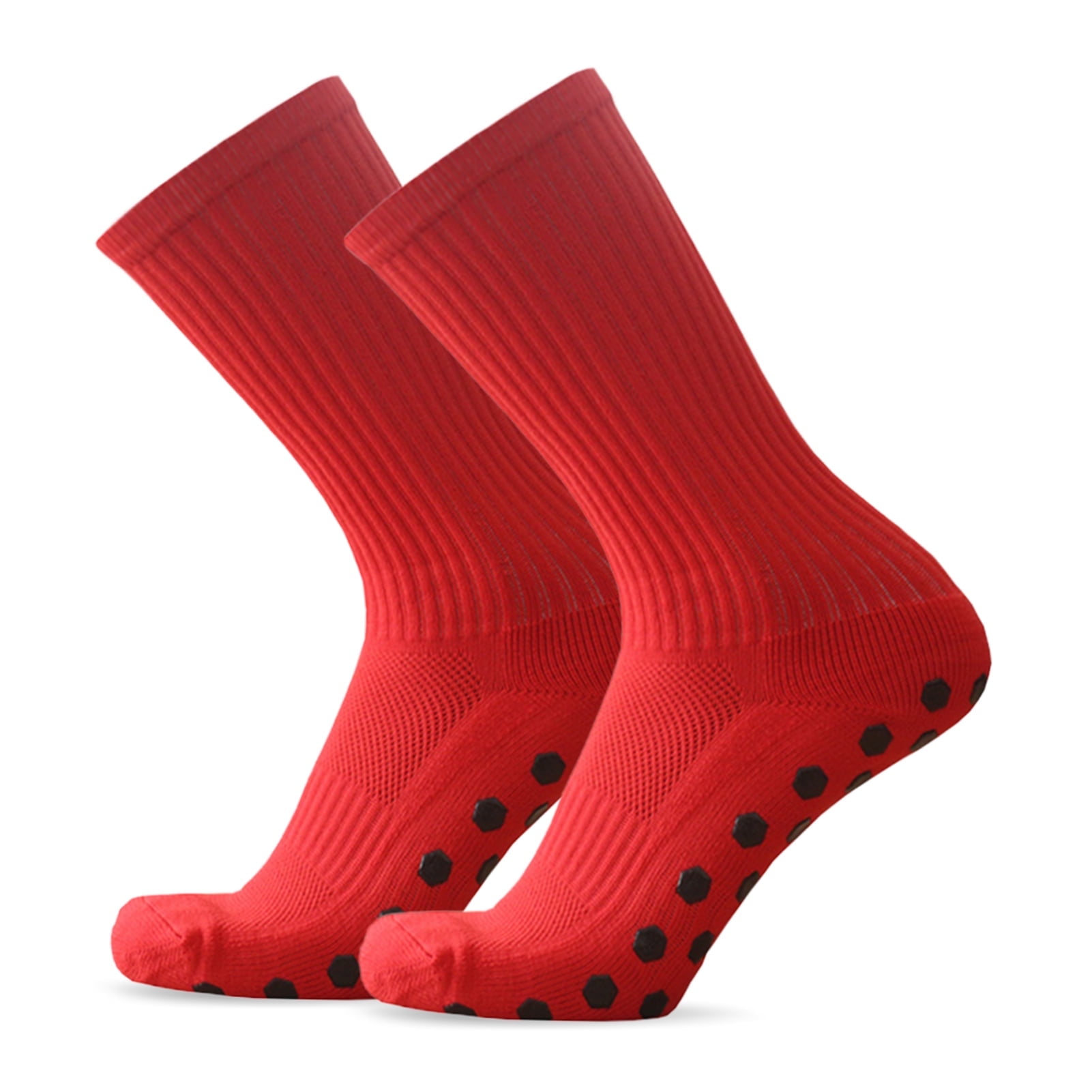 Click here for Yeacher Hexagon Grip Soccer Socks - Red  1 Pair  A... prices