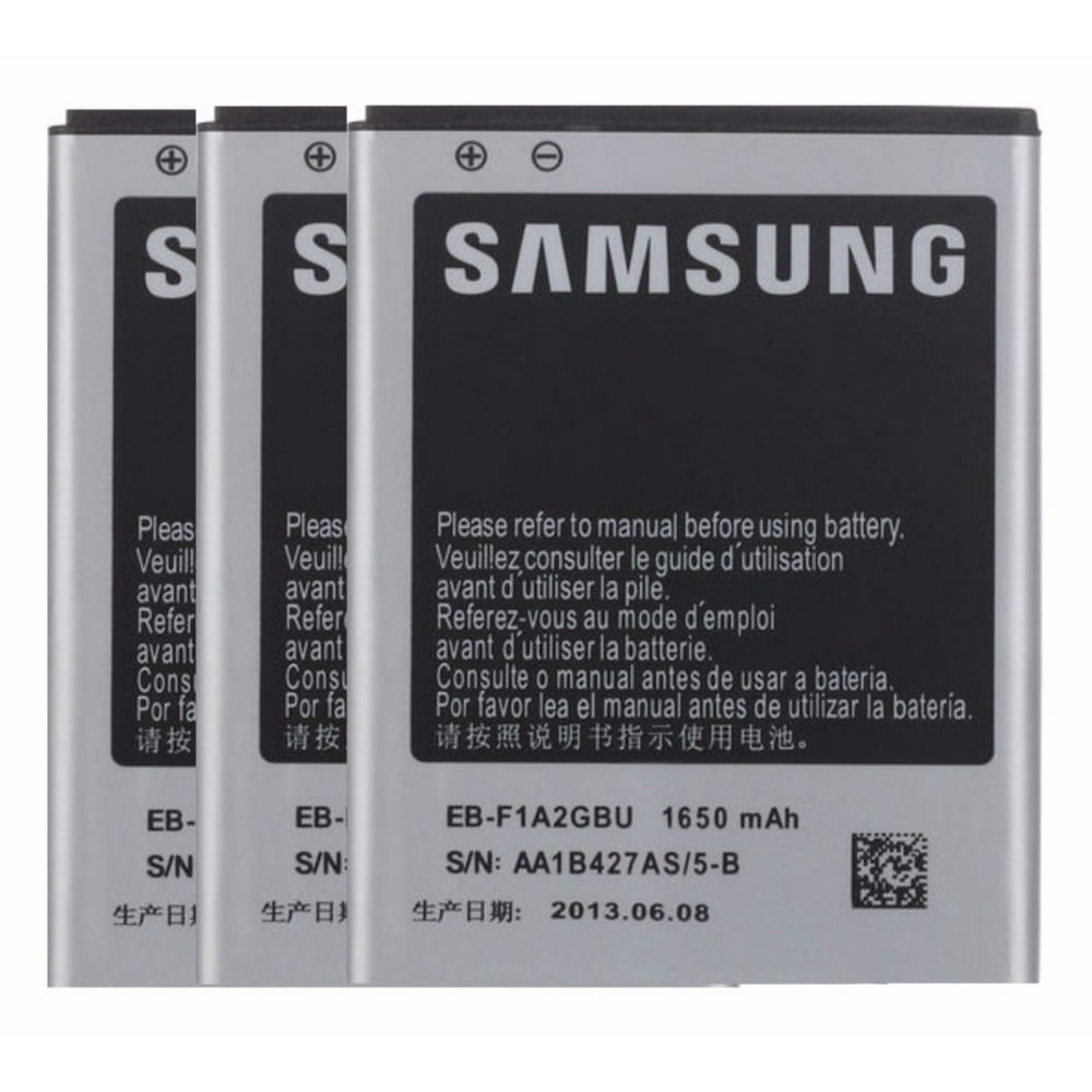 3X New Batteries EB-F1A2GBU for Samsung Galaxy S II S2 GT-i9100 1650mAh ...