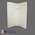 Specialty Recreation Shower Surround 36"x36"x67" Parchment - Walmart.com